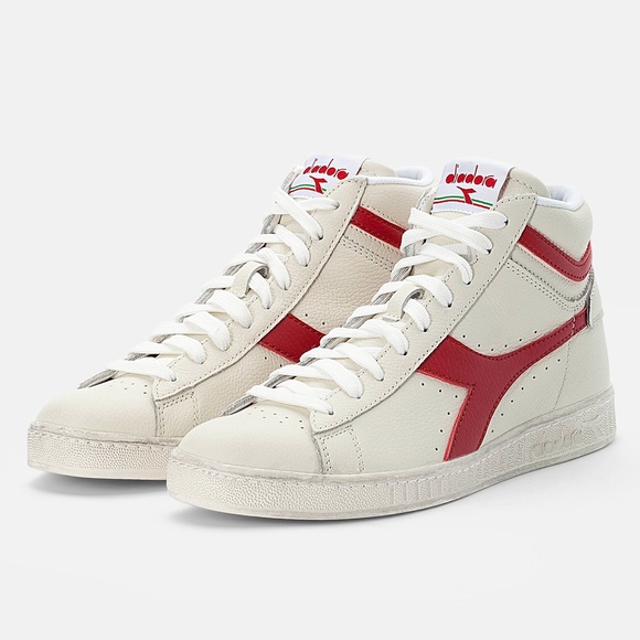 Diadora | Shoes | Diadora Game L High Waxed Sneakers Red | Poshmark